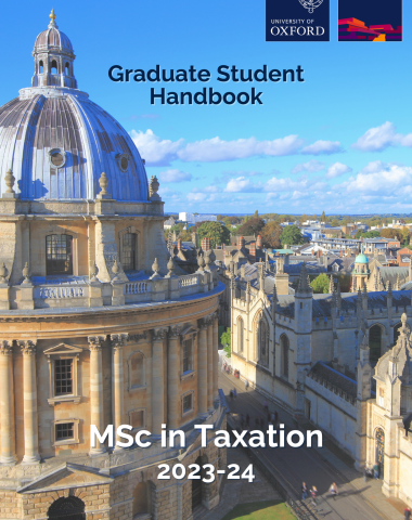 MSc in Taxation (Part Time) | Faculty of Law