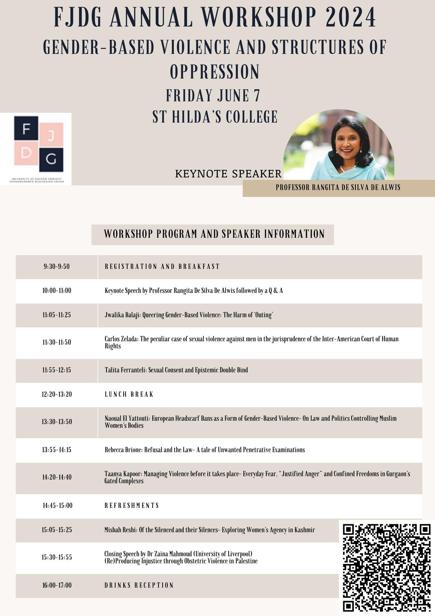 FJDG Annual Workshop "Gender-Based Violence and Structures